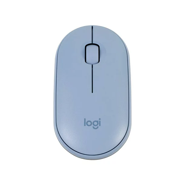 LOGITECH WIRELESS MOUSE M350 PEBBLE BLUE GREY - Supricom LLC
